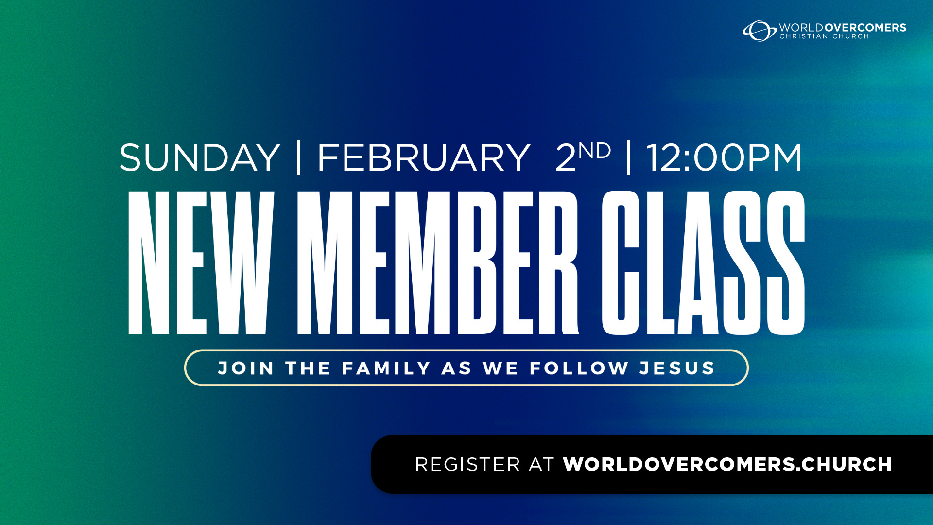 New Member Class - World Overcomers Christian Church