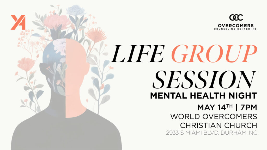 Mental Health Night - In Person Life Group Session - World Overcomers ...